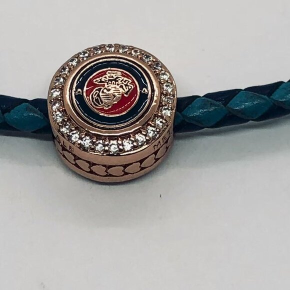 Pandora | Jewelry | Pandora Usmc Us Marines Military Exclusive Moments ...